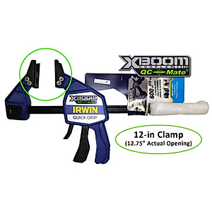 QC-Mate by XBoom Coupler (1/2" & 3/4" Duo-Jaw Set, 12” QC-Mate Clamp)