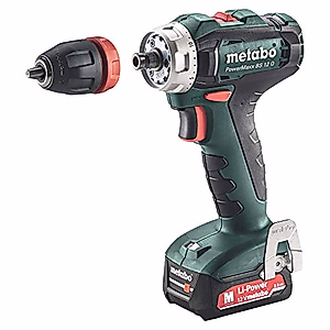 Metabo 601037620 BS 12 Quick 12V Lithium-Ion 3/8 in. Cordless Drill Driver Kit (2 Ah)