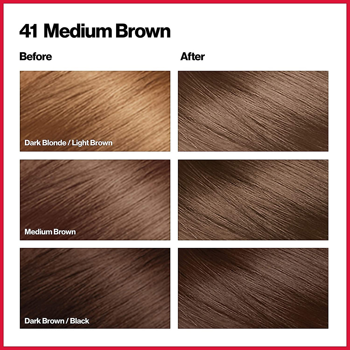 Revlon ColorSilk Beautiful Color 41 Medium Brown 1 ea (Pack of 4)