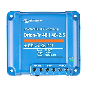 Victron Energy Orion-Tr IP43 48/48-Volt 2.5 amp 120-Watt Isolated DC-DC Converter