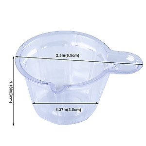 DAWUSONG 200 Pack Disposable Urine Cups, 40ml Plastic Urine Cups Urine Specimen Container Cups for Pregnancy Test, Ovulation Test, pH Test
