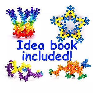 Nick Knack's Essentials 300 Pieces - STEM Interlocking Building Toy Set Linking Jax for Childhood Educational Development | Multicolored Classroom Set