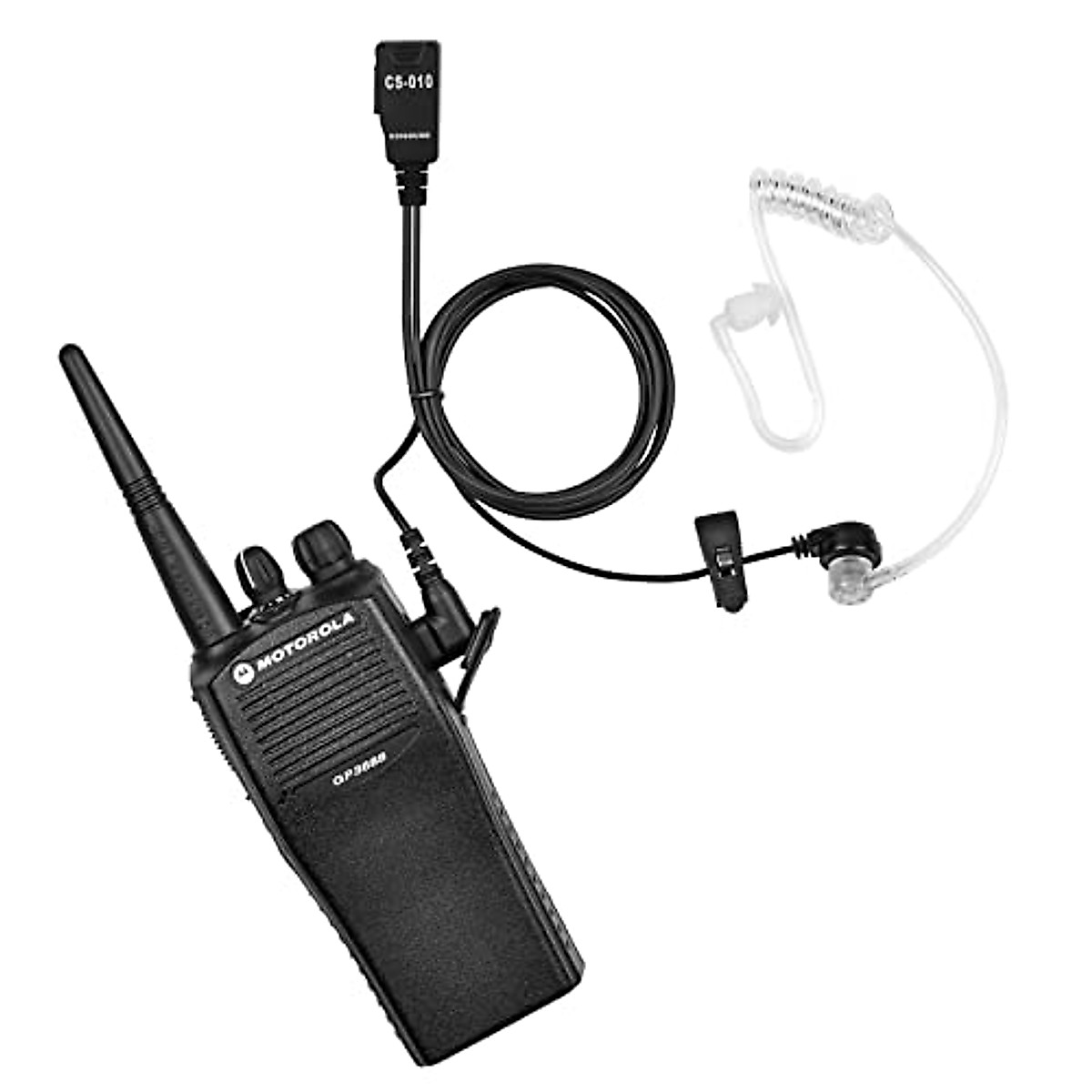 COISOUND Two Way Radio Headset Motorola Walkie Talkie Earpiece Supra Aural Earphone Compatible Motorola CLS1410 CP200 GP300 Radio(1 Pack)