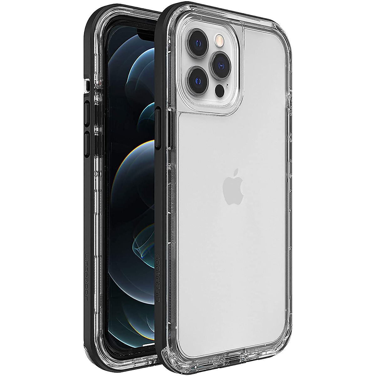 LifeProof for Apple iPhone 12 Pro Max, Slim DropProof, DustProof and Snowproof Case, Next Series, Clear/Black
