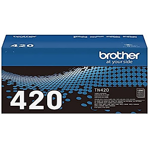 Brother Tn420 Toner Cartridge (Black) In Retail Packaging