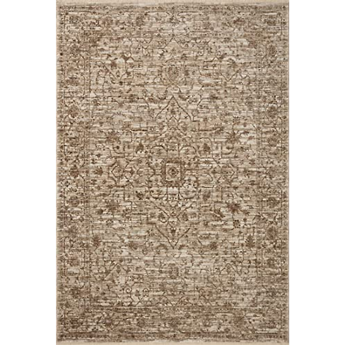 Loloi II Sorrento Collection SOR-01 Bark/Natural 9'-6" x 13'-1" Area Rug