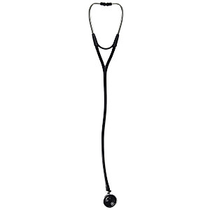 Welch Allyn 5079-325 Harvey DLX Stethoscopes, Double Head, 28", Black