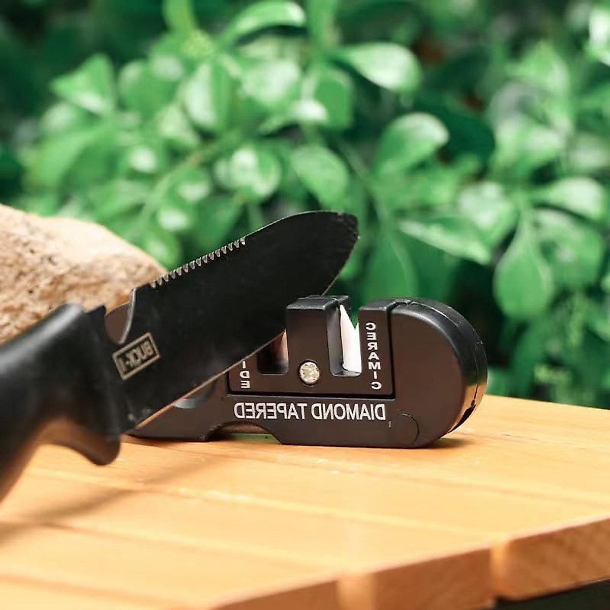 🍀 AIUSD Clearance 🍀, Outdoor Pocket Folding Knifes Sharpener Ceramic Carbide Diamond Tapered Tools