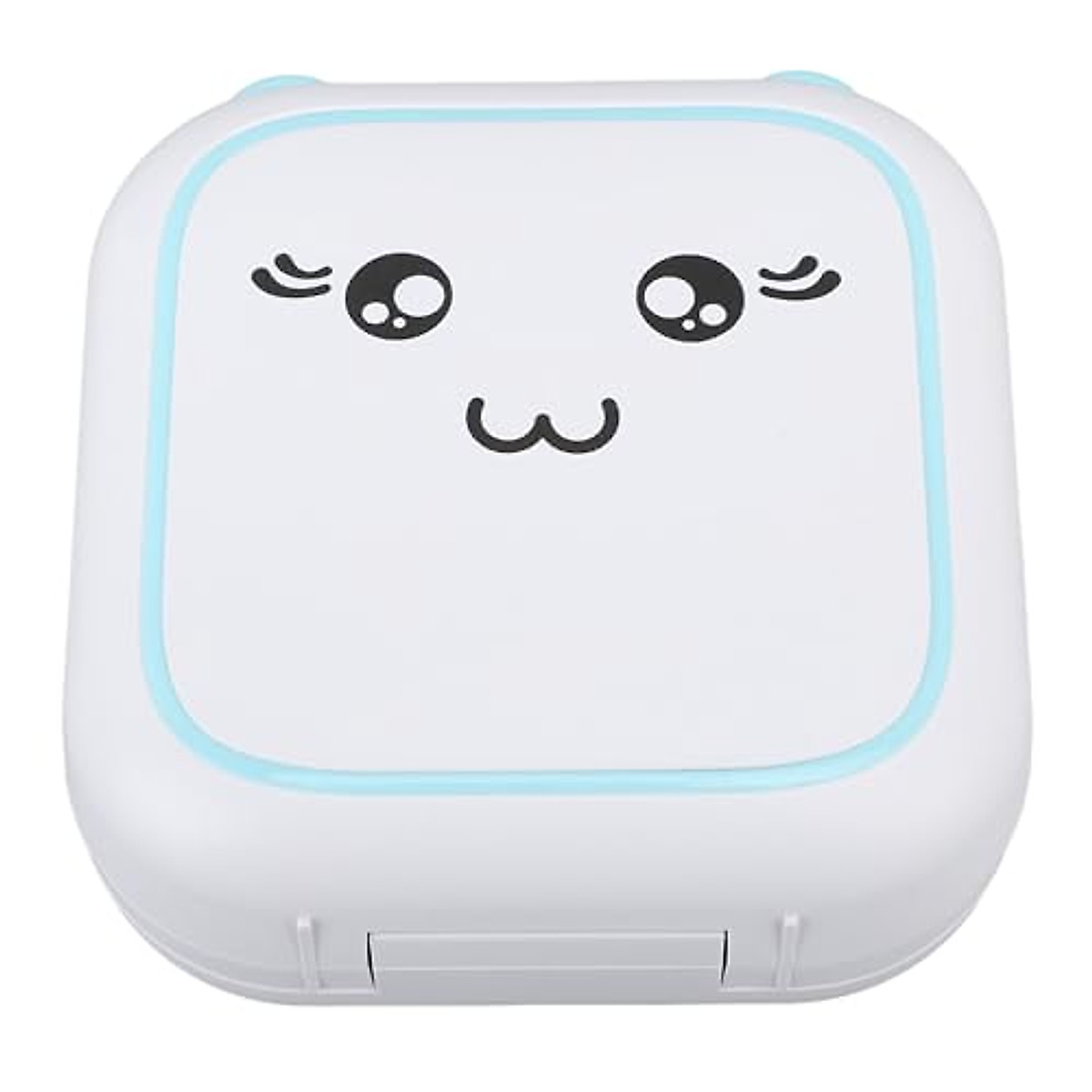 KIMISS Mini Pocket Printer Portable Thermal Printer with Printing Paper for Photos, Journals and Learning Materials | High-Efficiency Study Aid | Portable Office (Blue)