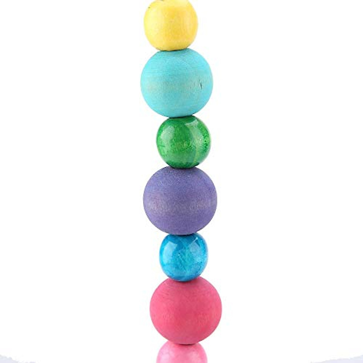 Bird Toys Natural Wooden Parrot Hanging Swing Toy Suitable for Medium and Small Parrots & Birds