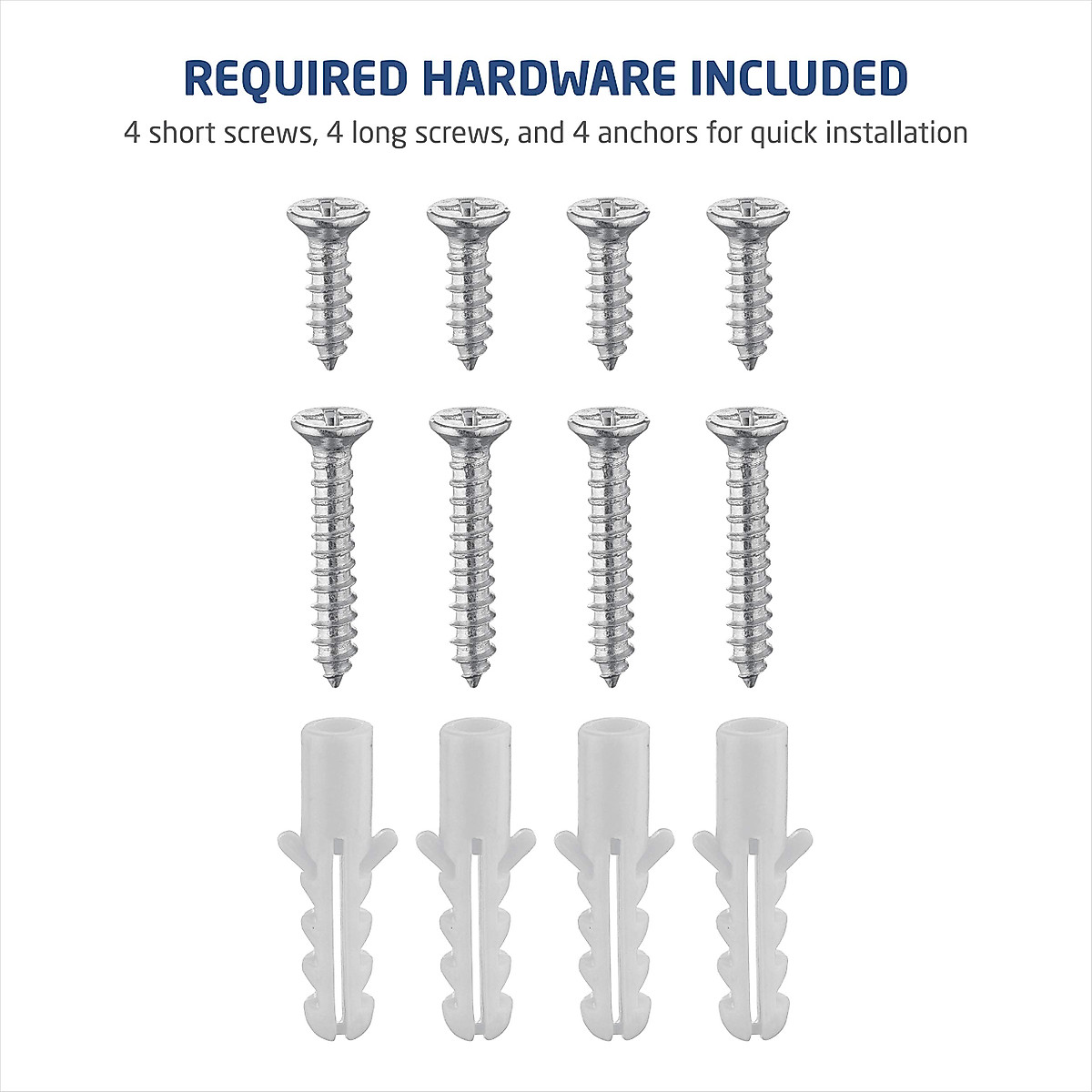 ZOBER Durable Metal Wire Potlid Organizer For Cabinet Door or Wall Mount - Upright Storage Holder with 5 Slots Nice Displayed and Easy Access, Easy Assemble - Chrome Silver