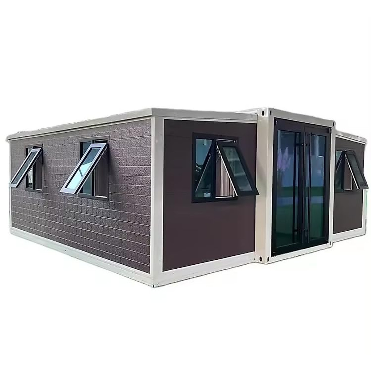 Luxury Portable Prefabricated Tiny Home. Mobile Expandable Portable House with 2/3 Bedrooms 1 Bathroom 1 Living Room &1 Kitchen. Foldable House, Container Home - 30ft