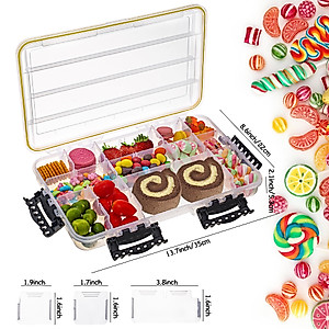 XUZC Snackle Box- Waterproof Tackle Box Container Keeps Snacks Fresh and Dry Charcuterie Safe - Fill With Cured Meats, Cheese, Nuts -Perfect For The Boat, Beach, Picnics, Parties, Picnics, Camping