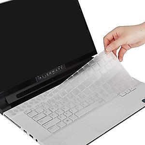 Keyboard Cover for Dell Alienware m15 R2 R3 R4 15.6 Gaming Laptop, Dell G7 17-7700 Gaming Laptop Accessories Keyboard Cover (Not Fit m15 R5 R6)- TPU