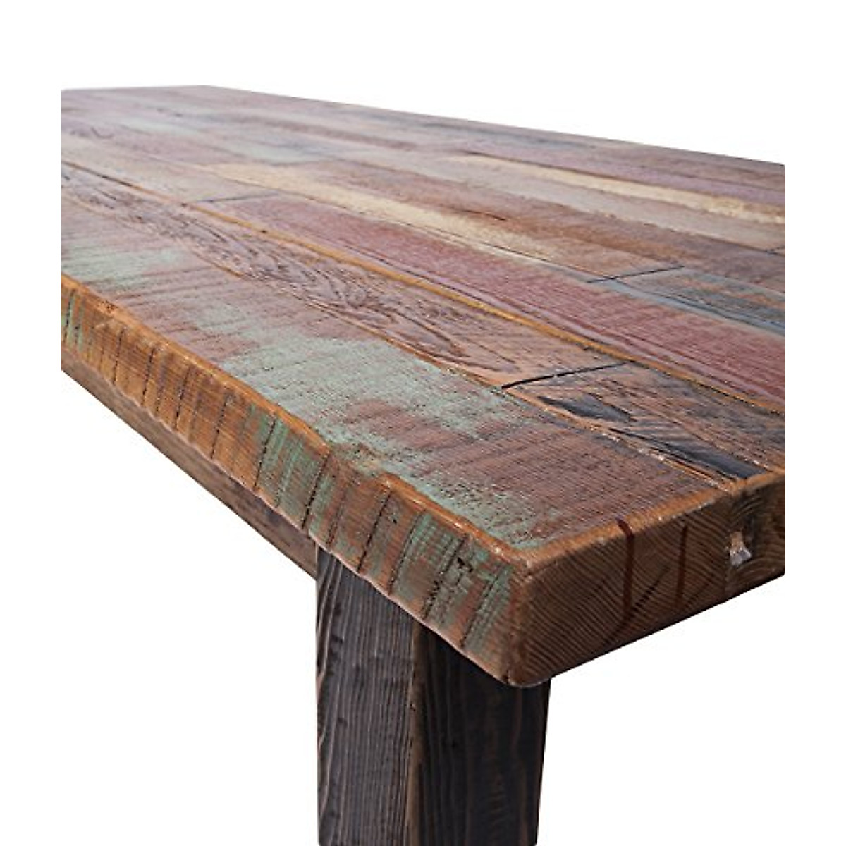 Reclaimed wood dining table