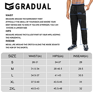 G Gradual Men's Sweatpants Mesh Lightweight with Zip Pockets Breathable Quick Dry Athletic Pants for Workout Running (Navy, Medium)