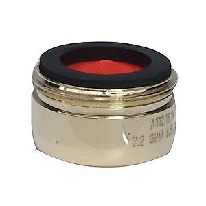 BrassCraft Mfg SFD0231 D Faucet Aerator with 15/16-Inch 27 Male Thread for Delta Faucets, Polished Brass