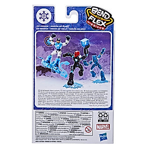 Avengers Marvel Bend and Flex Missions Red Skull Ice Mission Action Figure, 6-Inch-Scale Bendable Toy, Toys for Kids Ages 4 and Up