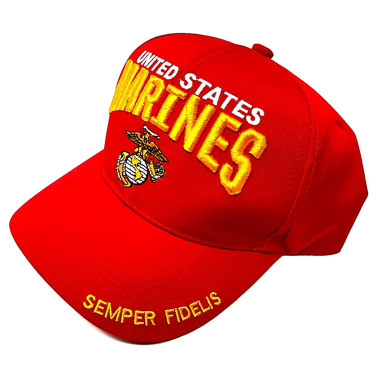 Capsmith Marine Corps Bold Tactics Unisex Cap Red, One size