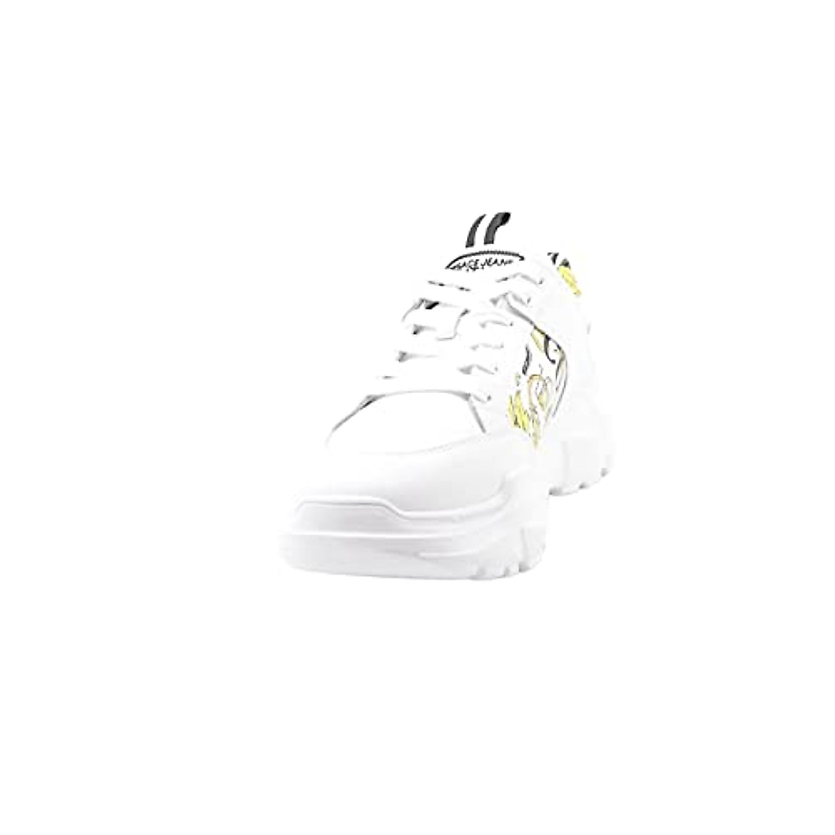 VERSACE JEANS COUTURE Men Speedtrack Sneakers Gold - White 10.5 US