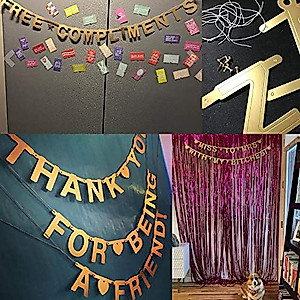 Gold Custom Banner Letter Banner Customizable Letters Symbols Banner Make Your Own Banner DIY Letters Birthday Wedding Baby Shower Christmas Party Decoration