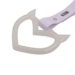 jdm Devil Demon Heart White Glow in the Dark TSURIKAWA Ring Subway Train Bus Handle Strap Charm Drift