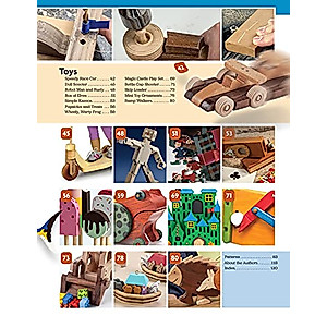 Easy Handmade Toys & Puzzles: 35 Wood Projects & Patterns (Fox Chapel Publishing) Compilation from Scroll Saw Woodworking & Crafts Magazine for Beginner to Intermediate Scrollers; Full-Size Patterns