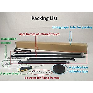 43 Inch Interactive 10 Points Infrared IR Touch Screen Overlay Frame Free Driver…