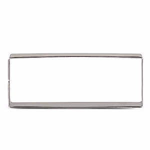 LILIAO Rectangle Cookie Cutter, Stainless Steel (4 x 1.5 inches)