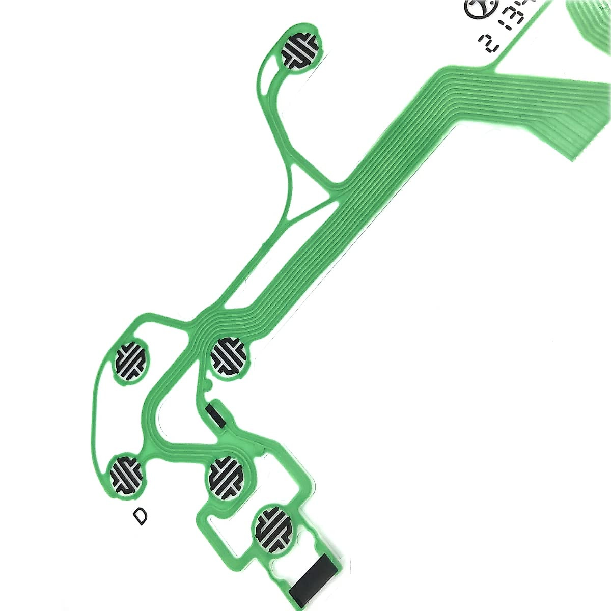 FainWan Flex Ribbon Conductive Film Keypad Compatible with PlayStation PS4 Pro Controller Dualshock 4 JDS-050 / JDS-055 Incl (+) Screwdriver