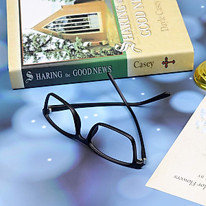 LifeArt Blue Light Blocking Glasses, Anti Eyestrain, Computer Reading Glasses, Gaming Glasses, TV Glasses for Women Men, Anti Glare (Black, 0.75 Magnification)