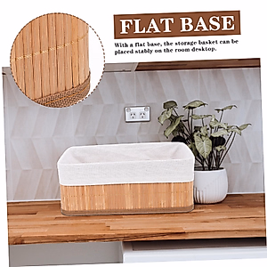 LALAFINA 3pcs Storage Basket Household Table Basket Household Desk Basket Office Desk Basket Office Accessory Home Accessory Household Desk Organizers Desktop Baskets