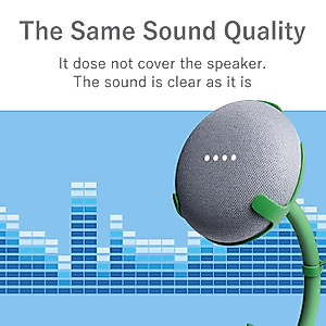 ELECOM Flower Stand Speaker Mount Holder/Compatible with Google Home Mini and Nest Mini/Protective Case AIS-GHMFLOWER