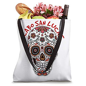 Cabo San Lucas Sugar Skull Tote Bag