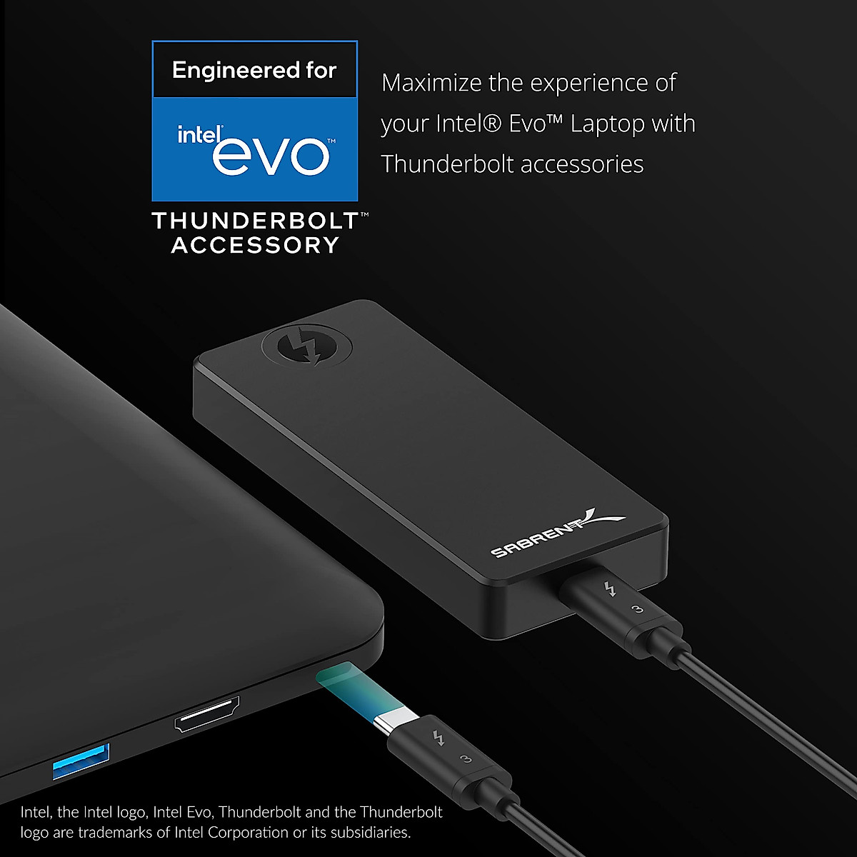 SABRENT Rocket XTRM-Q 1TB USB 3.2 / Thunderbolt 3 External SSD (SB-XTMQ-1TB)