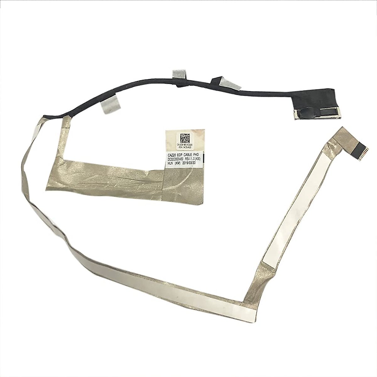 Zahara LVDS LCD LED Flex Video Display Screen EDP Cable Replacement for DELL Latitude 7480 E7480 7490 E7490 0D81MX DC02C00DW00 30PIN