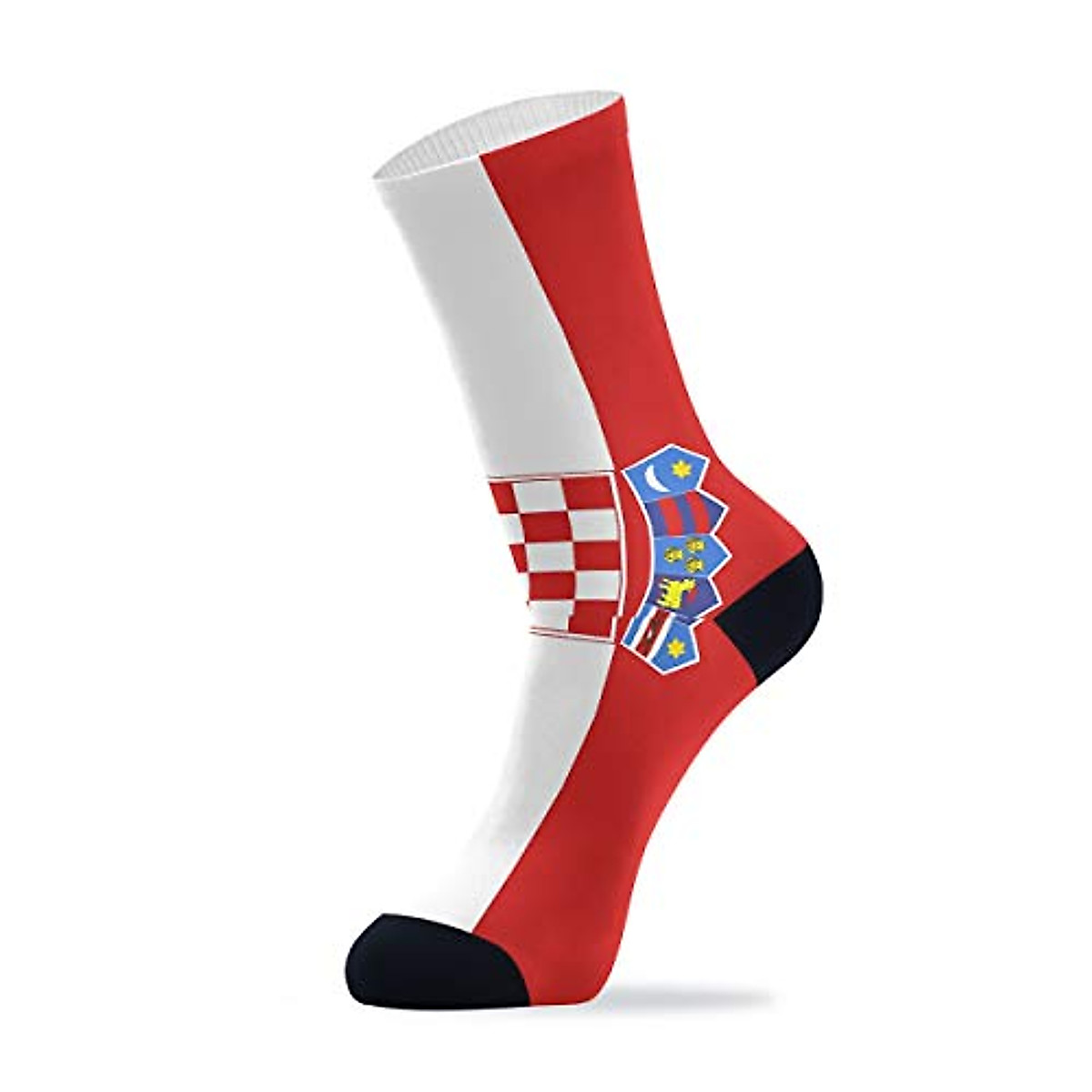 Croatia Flag Crew Socks for Men and Women 1 pair