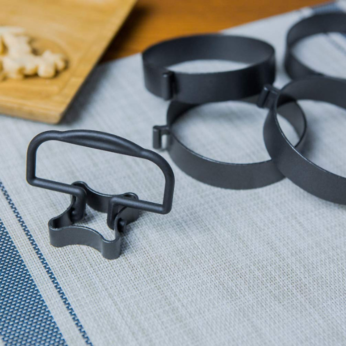 Fried egg rings, Fried Egg Rings Mold, Pancake mold Maker, Cookie Cutters Mini Flower Molds Cutter for Baking