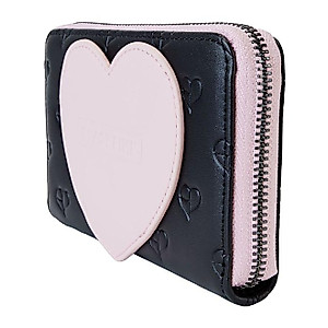 Loungefly Blackpink All Over Print Heart Faux Leather Zip Around Wallet