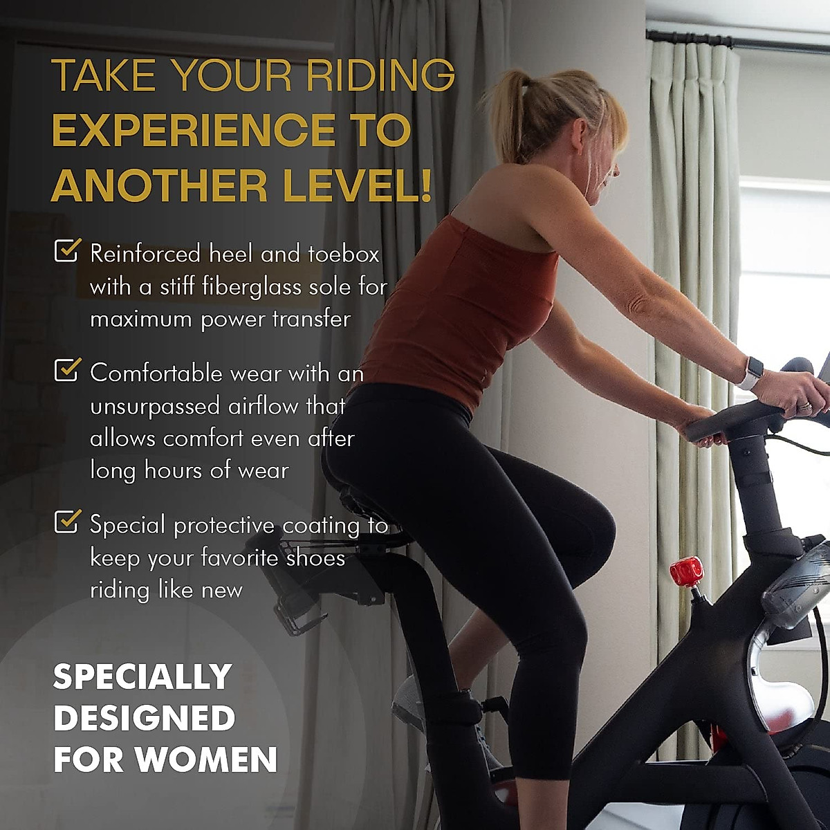 Tommaso Pista Knit Indoor Cycling Shoes for Women: Peloton Bike Compatible with Pre-Installed Look Delta Cleats - Perfect for Indoor & Road Bike Use - Peleton Shoes, Indoor Bike Shoe - White 39