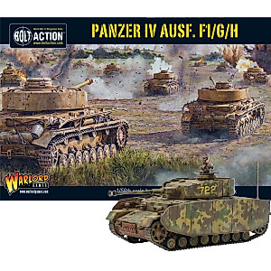 Bolt Action Panzer IV Ausf. F1/G/H Medium Tank 1:56 WWII Military Wargaming Plastic Model Kit