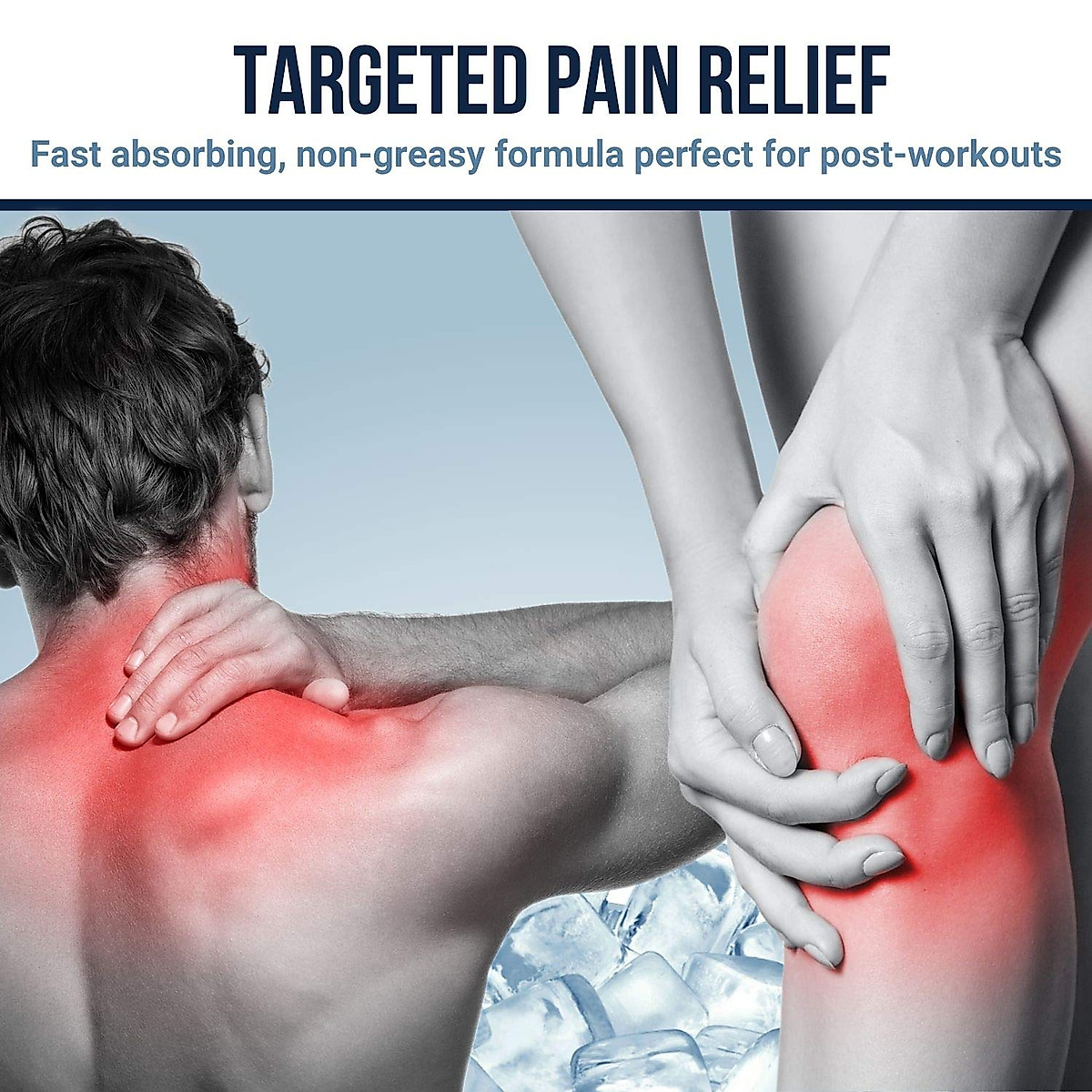 Dr Pat's Ultra Freeze Pain Relief Cream (9oz) - Muscle Rub Gel for Arthritis, Neuropathy, Foot & Joint - Cooling Sports Massage for Back, Shoulder & Knee - Menthol Analgesic for Neck & Body