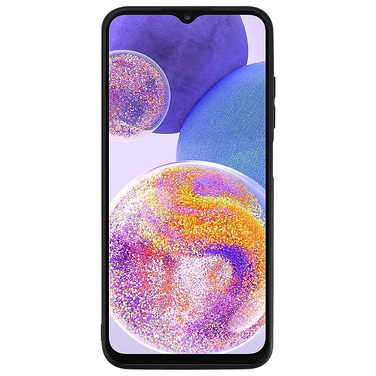 Tnarru Compatible with Samsung Galaxy A23 Case Sunflower and Elephant Pattern Hard PC Back and Soft TPU Sides Scratchproof Shockproof Protective Case for Samsung Galaxy A23 -Black