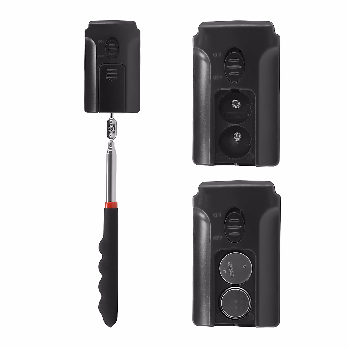 Telescopic Inspection Mirror with LED, Machine Inspection Mirror 360° Rotation, Convenient for car maintenancetmachine Inspection Flexible Diabetic Mirror for feet