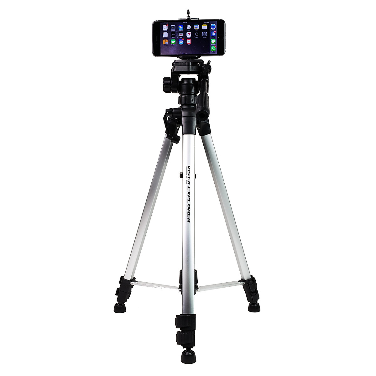 Davis & Sanford EXPLORERV Vista Explorer 60” Tripod with Tripod Bag, BONUS Smartphone Adapter and 10 Year Warranty