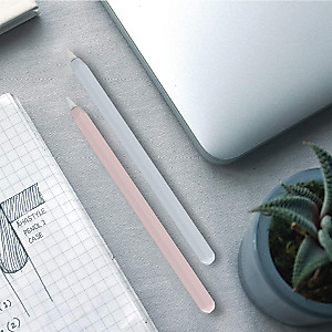 AhaStyle Silicone Case for Apple Pencil 2nd Generation & Apple Pencil Pro (2024) Sleeve Skin Ultra Thin Apple Pencil Protective Cover Compatible with Magnetic Charging and Double Tap (Blue, Pink)