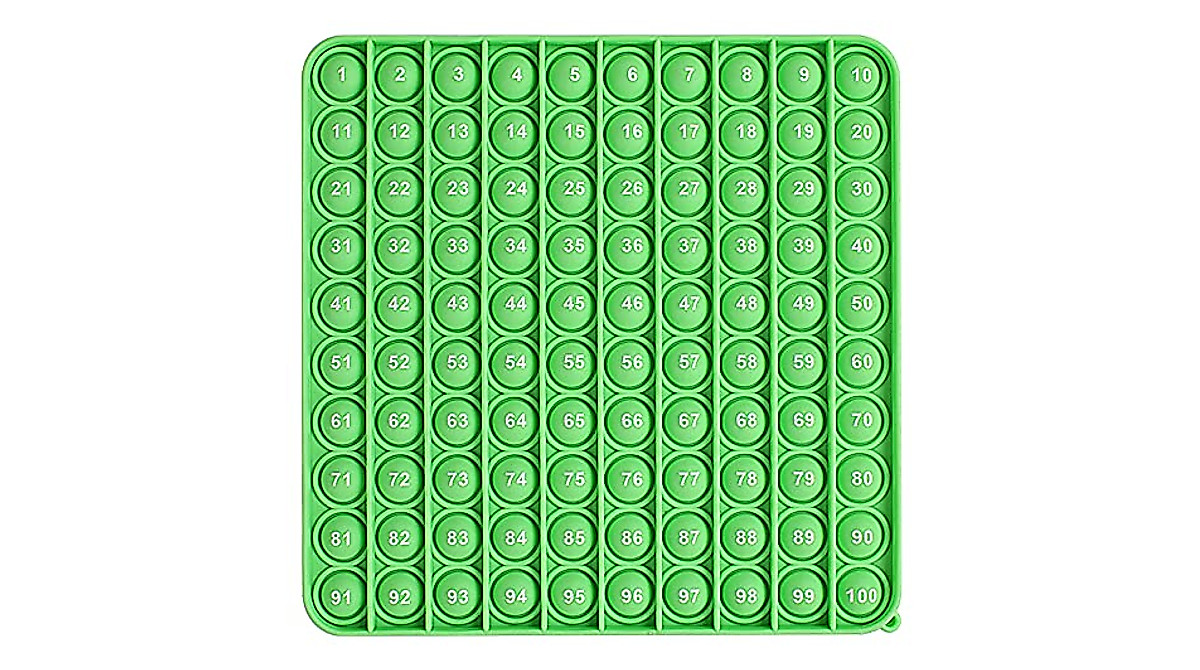 Pop it Numbers 100 - Sensory Math Toy for Learning