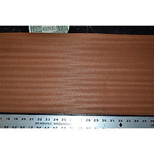 Sapele Raw Wood Veneer Sheet 11.5 x 46 inches 1/42nd