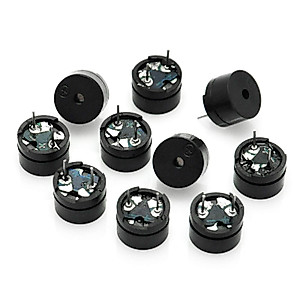 Gikfun 5V 2 Terminals Passive Electronic Buzzer for Arduino (Pack of 10pcs) EK2146
