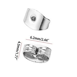 Gold Earring Posts and Backs - 400 Pcs 316L Stainless Steel Hypoallergenic Earring Studs for Jewelry Making with Butterfly Earring Backs, Earring Making Kit for DIY Jewelry (Gold)